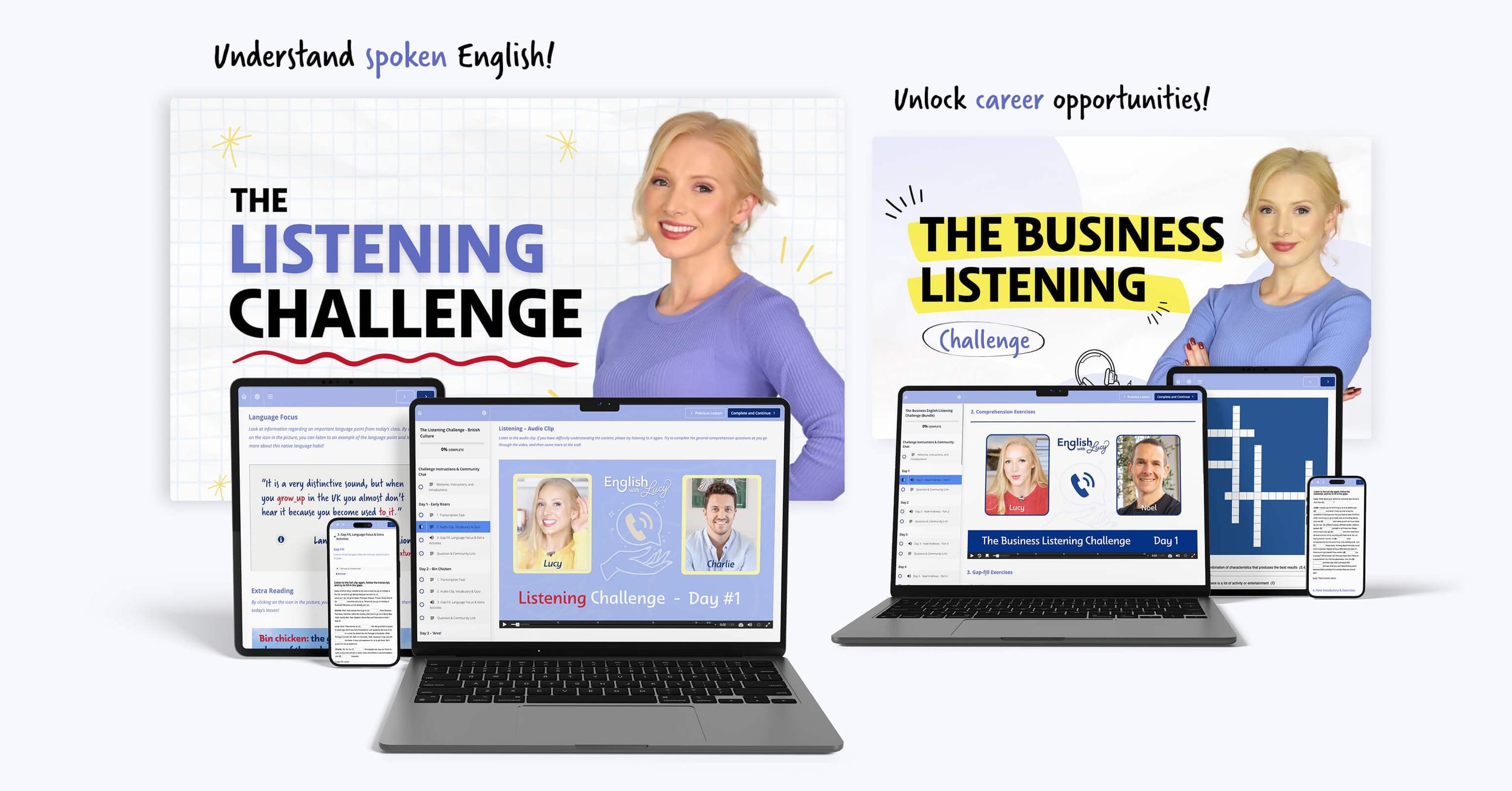English Listening Bundle | English With Lucy